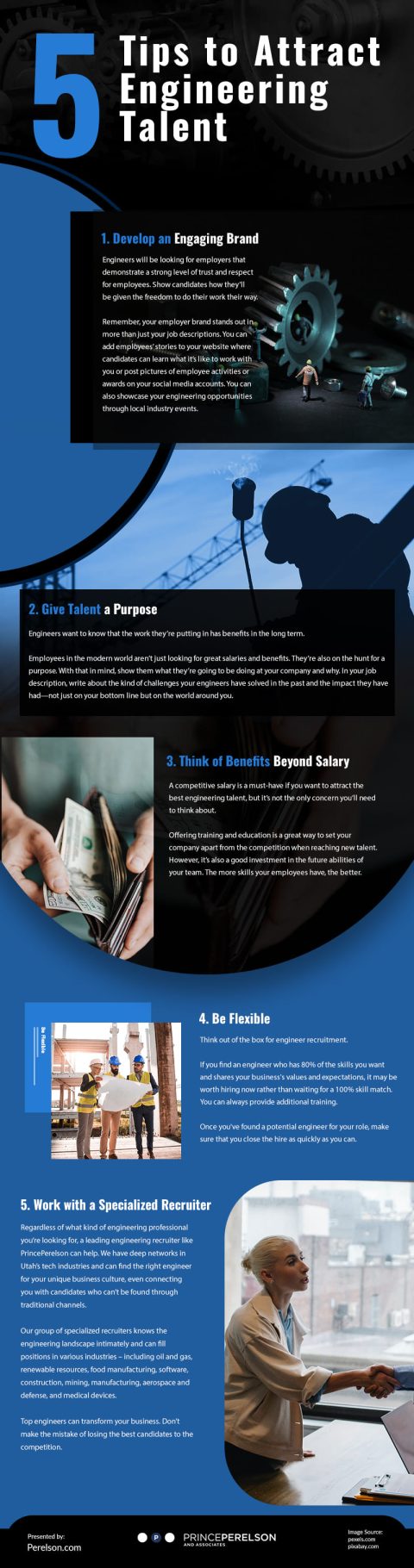 5 Tips to Attract Engineering Talent Infographic