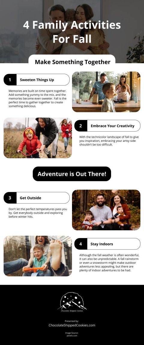 4 Family Activities For Fall Infographic