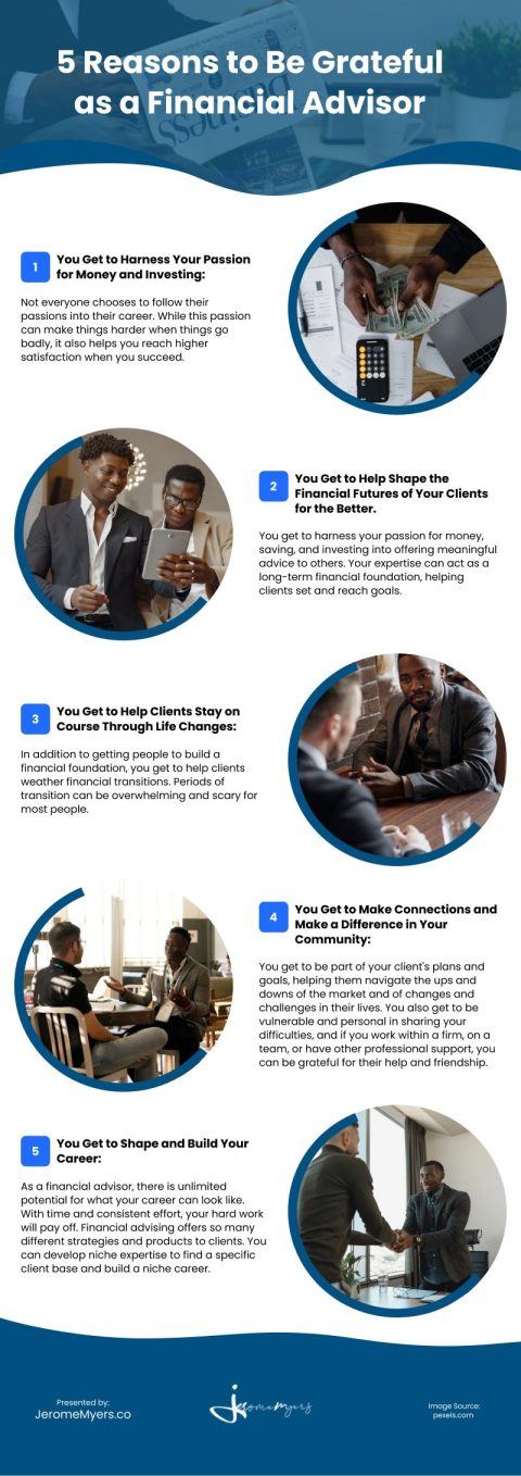 5 Reasons to Be Grateful as a Financial Advisor Infographic