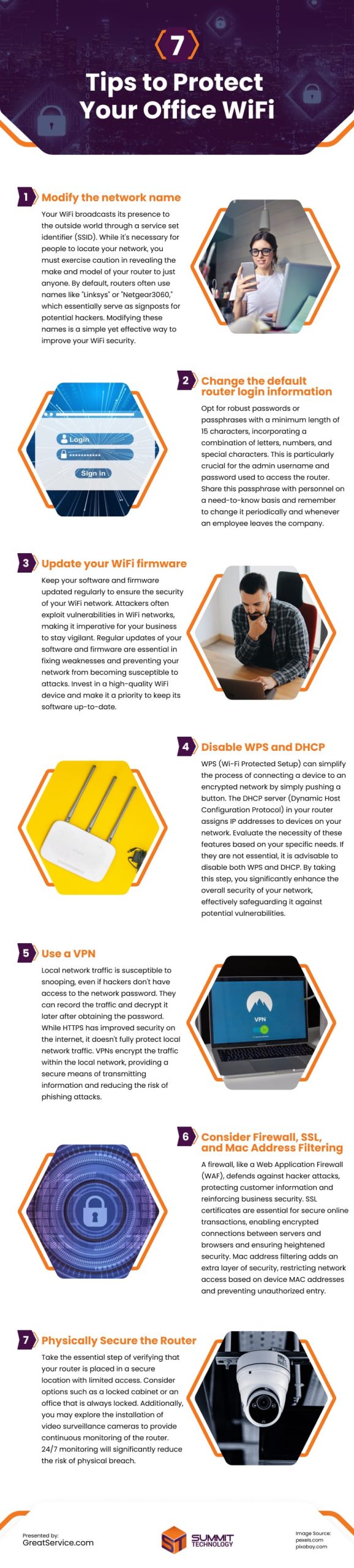 7 Tips to Protect Your Office Wifi Infographic