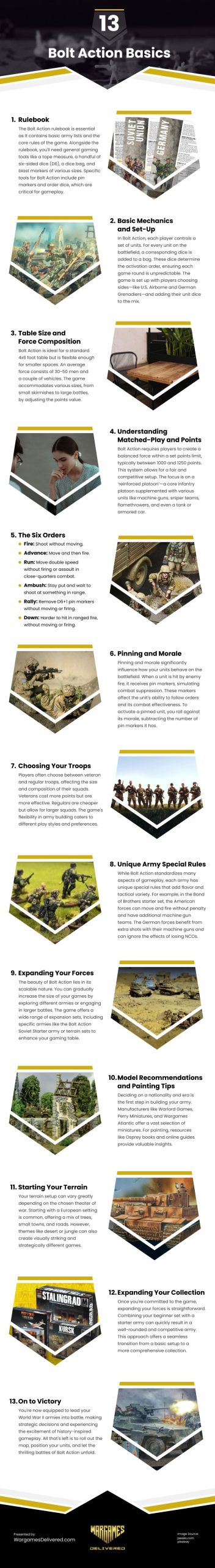 13 Bolt Action Basics Infographic