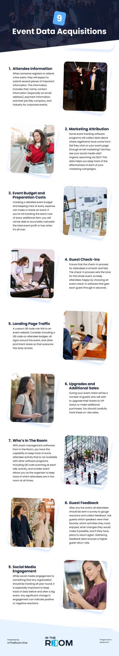 9 Event Data Acquisitions Infographic