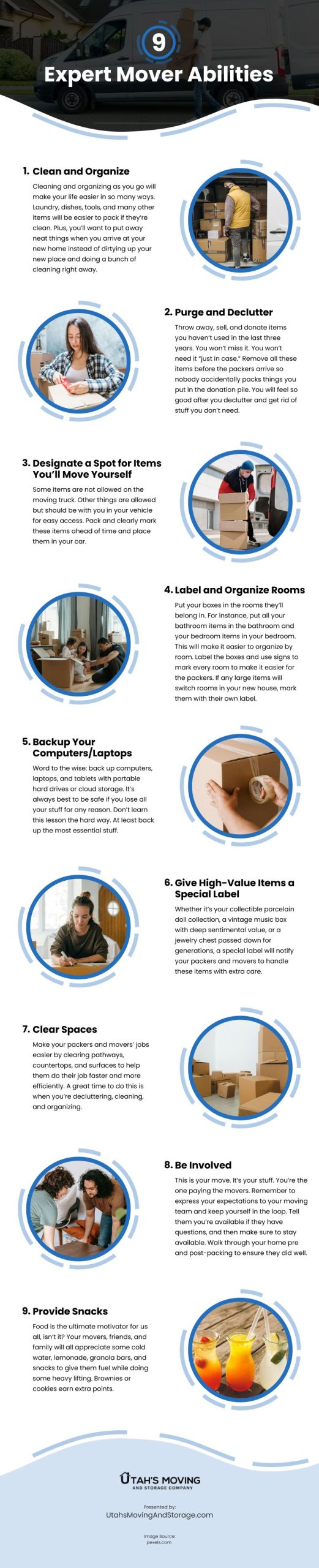 9 Expert Mover Abilities Infographic