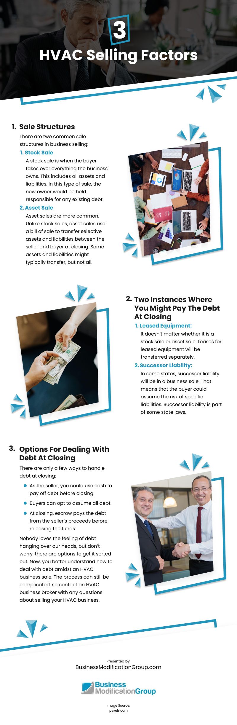 3 HVAC Selling Factors Infographic