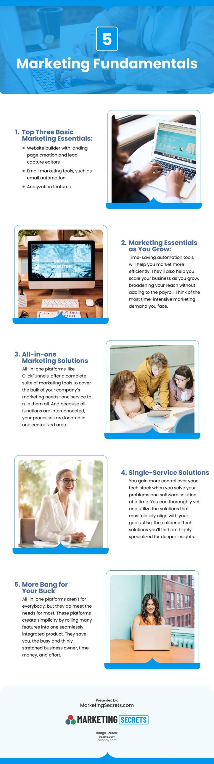 5 Marketing Fundamentals Infographic