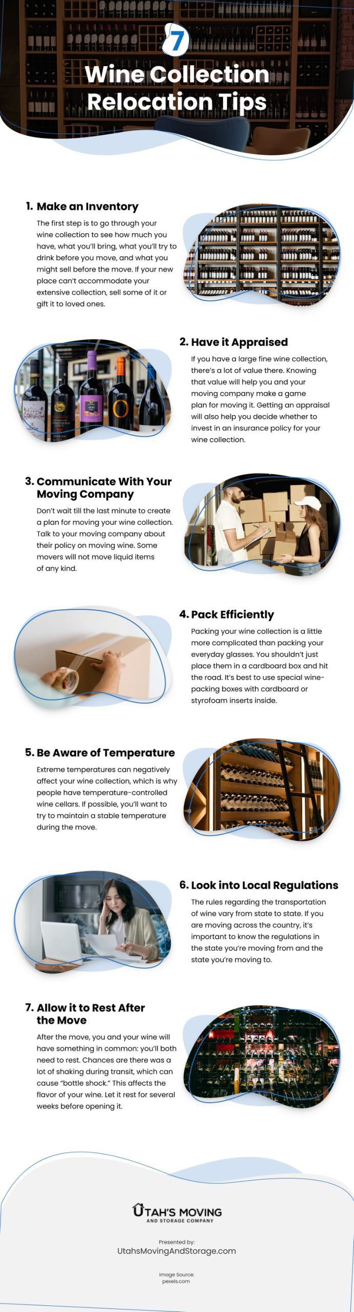 7 Wine Collection Relocation Tips Infographic