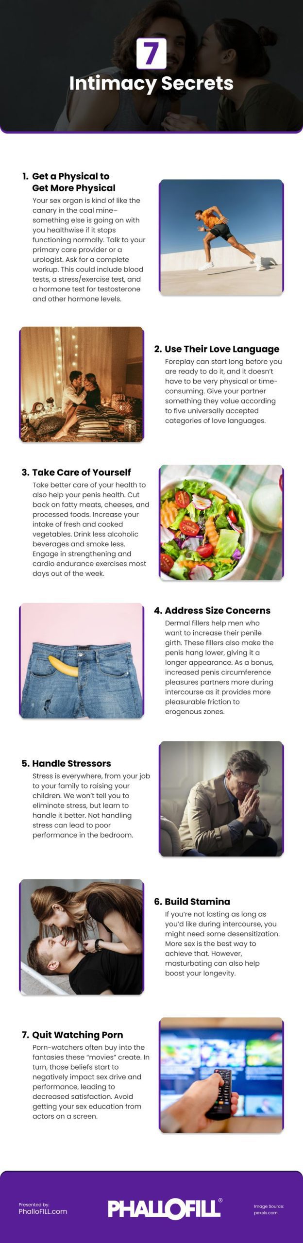 7 Intimacy Secrets Infographic