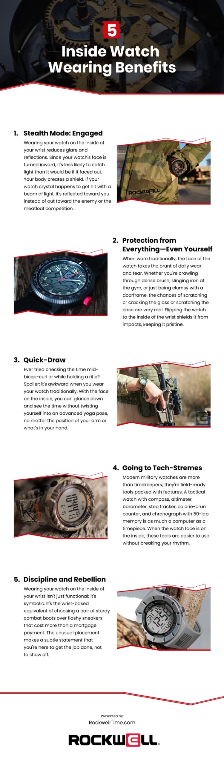 5 Inside Watch Wearing Benefits Infographic